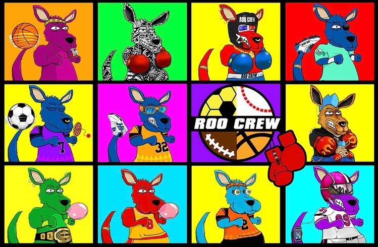 Sports-themed kangaroo NFTs Roo Crew up for sale on Sept. 20 - EconoTimes