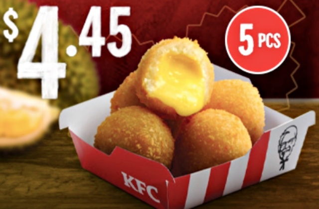 KFC Singapore brings back Fried Durian Mochi - EconoTimes