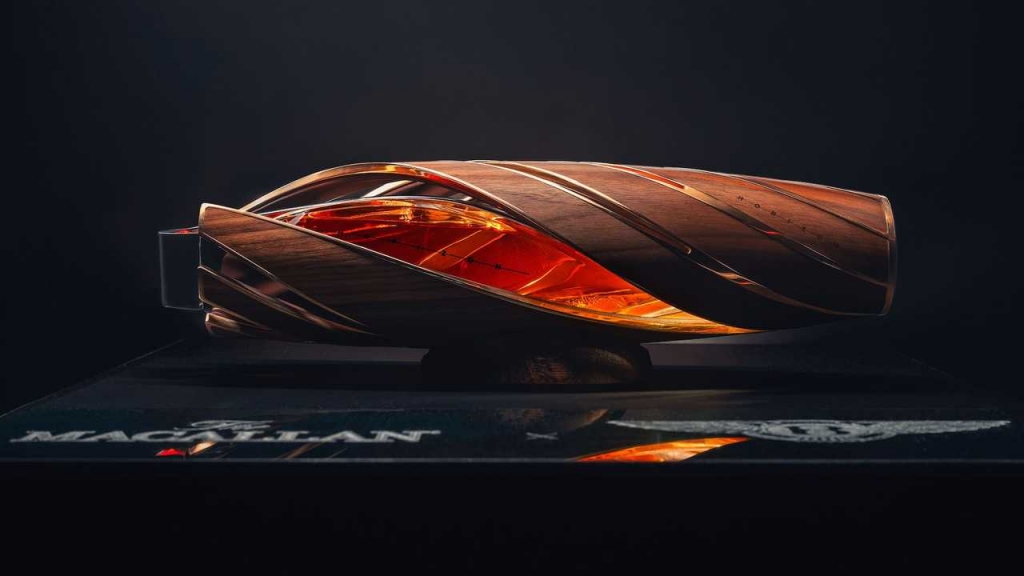 Macallan, Bentley collaborate on unusual horizontal whisky bottle - EconoTimes