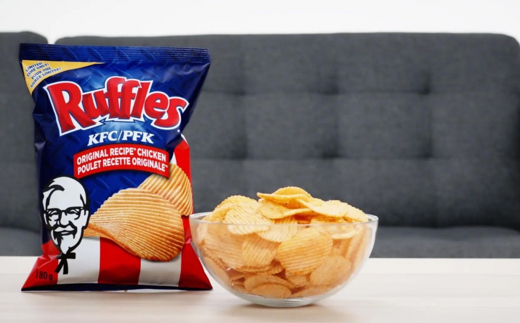 KFC teams up with PepsiCo on limited-edition Ruffles potato chips ...